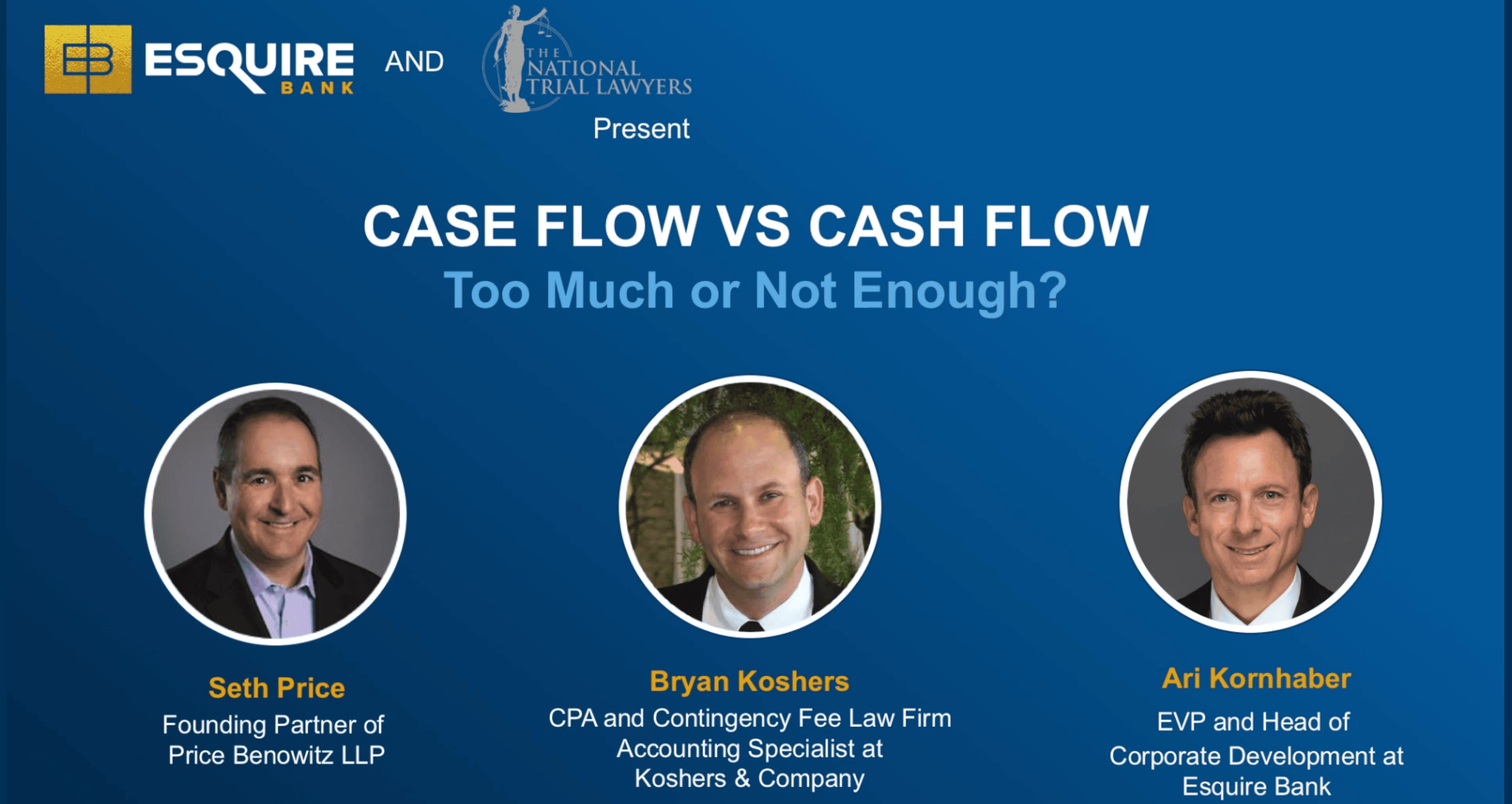 Case Flow vs Cash Flow -- Too Much or Not Enough? | Esquire Bank